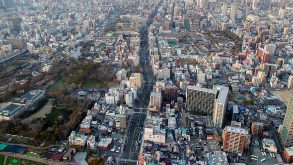 Day View Osaka Cityscape Traffic Roads Timelapse, Stock Footage | VideoHive