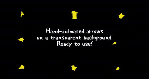 Hand drawn animated arrows, Motion Graphics | VideoHive