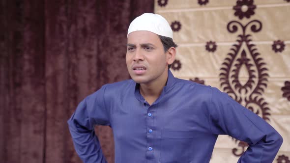 Confused Muslim man, Stock Footage | VideoHive
