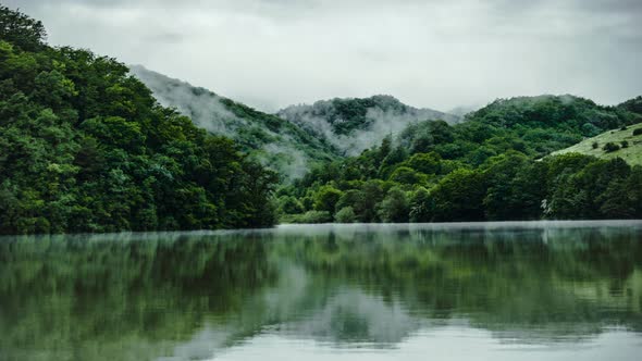 Mist On Lake, Stock Footage | VideoHive