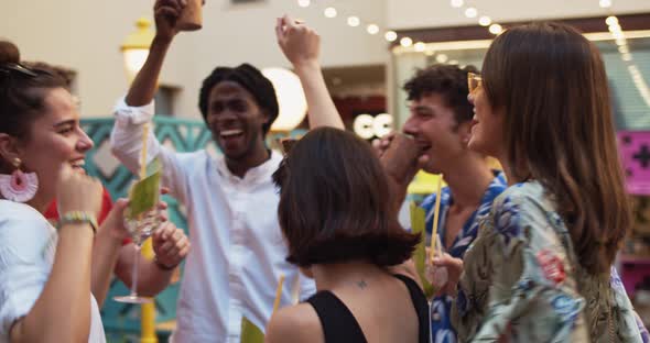 Young students dancing during a party, Stock Footage | VideoHive