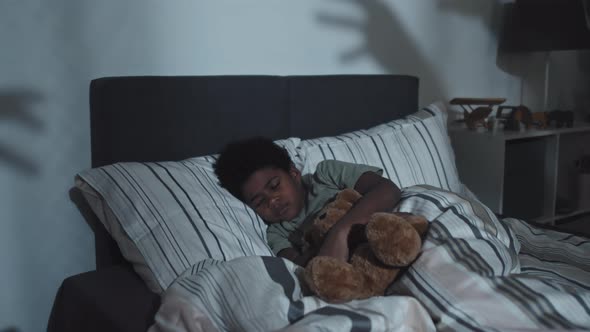 Boy Having Nightmare, Stock Footage | VideoHive