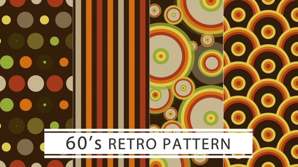 60's Retro Pattern, Motion Graphics | VideoHive