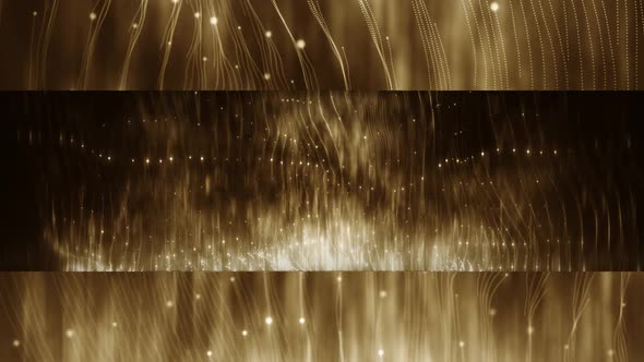 Goldy Falling Net Lights, Motion Graphics | VideoHive