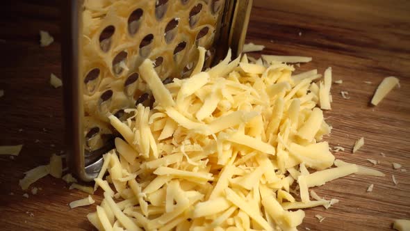 The Cook Rubs Cheese, Stock Footage | VideoHive