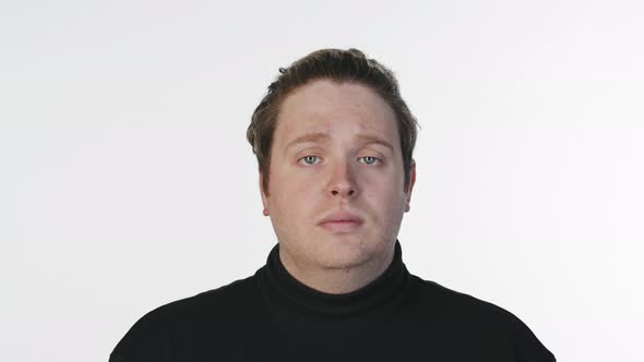 Man Making Sad Face, Stock Footage | VideoHive