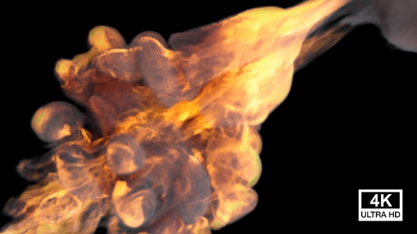 Fire Explosion 4K, Motion Graphics | VideoHive