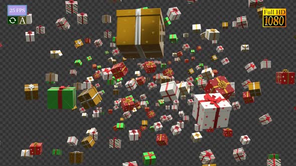 Gift Box Animation A2 HD, Motion Graphics | VideoHive