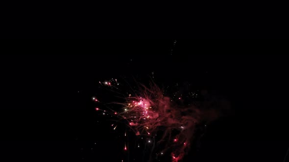 Slow Motion Fireworks Display Celebration, Stock Footage | VideoHive