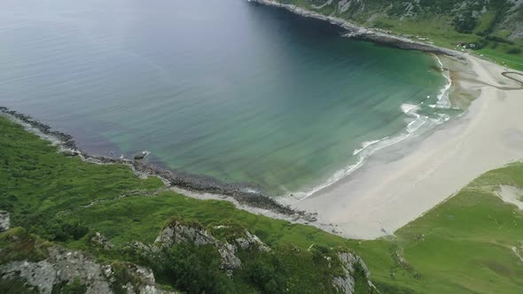 Magnificent View of the Beach in Hoddevik, Stock Footage | VideoHive