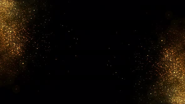 Gold Particles Background High Quality, Motion Graphics | VideoHive
