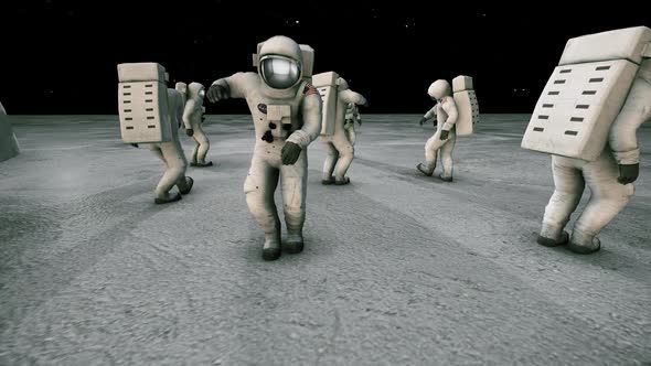 Astronauts Dance On Surface Of The Alien Planet Humanity Colonizing ...
