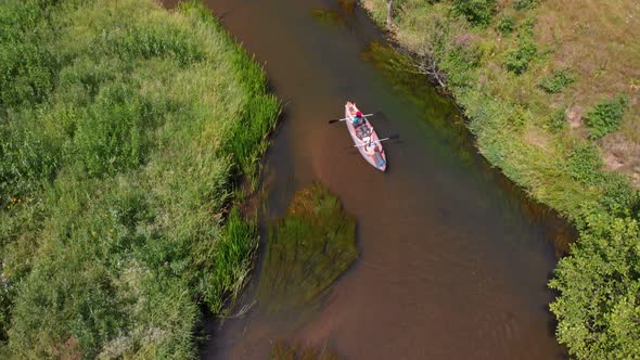 Isloch Famous Place for Kayaking in Belarus, Stock Footage | VideoHive