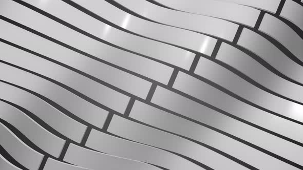 ribbon wave pattern with louver effect, Motion Graphics | VideoHive