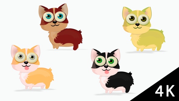 Cartoon Dog Pack, Motion Graphics | VideoHive