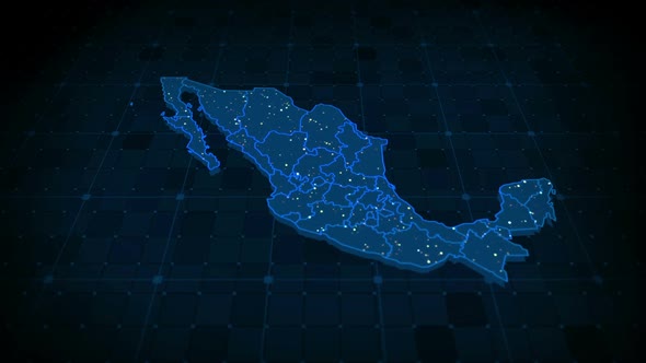Mexico Map Hd, Motion Graphics | VideoHive