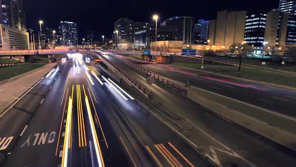 Chicago City Highway Commuting , Stock Footage | VideoHive