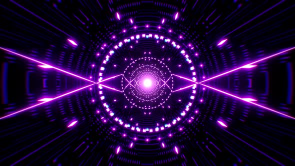 VJ Neon Light Beam Disco Background Loop 4K by shnfilm | VideoHive