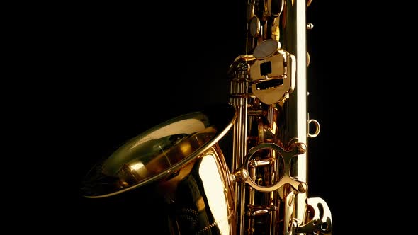 Passing Saxophone Side View, Stock Footage | VideoHive