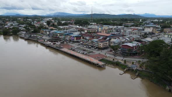 The Towns of Sarawak, Borneo, Malaysia, Stock Footage | VideoHive