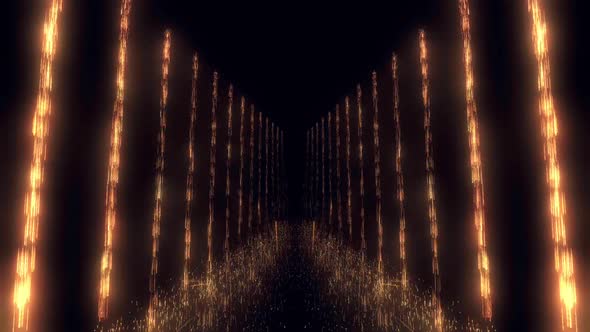 Rock Pyro Fire Falling perpective Background, Motion Graphics | VideoHive