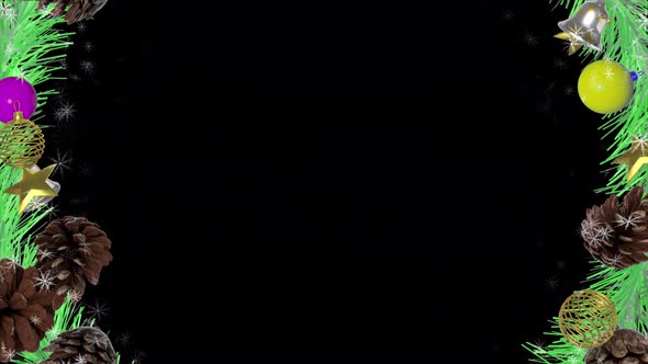 Christmas Frame 4k, Motion Graphics | VideoHive