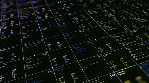 Changing digital data in database, Motion Graphics | VideoHive