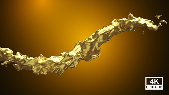 Liquid Gold Flow 4K, Motion Graphics | VideoHive