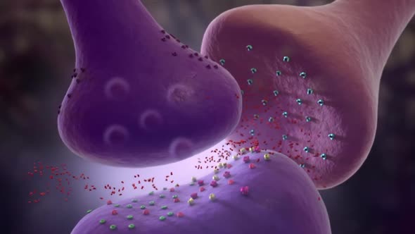 The human nervous system is destroyed. 3D Medical Animation., Motion ...