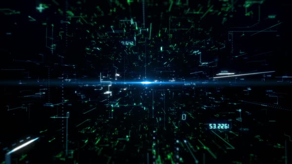 Digital Symbols Structure, Motion Graphics | VideoHive