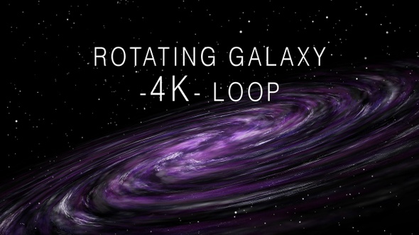 Rotating Galaxy 4K, Motion Graphics | VideoHive