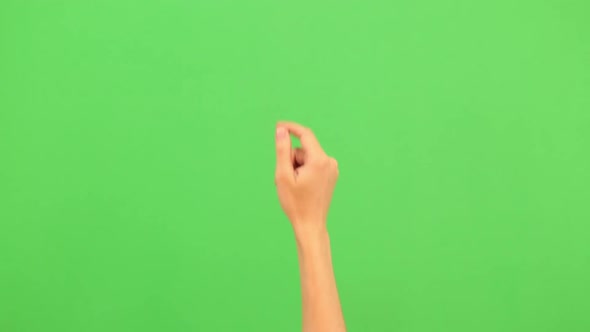 Hand Performed Multiple Multi Touch Gestures on a Green Screen ...