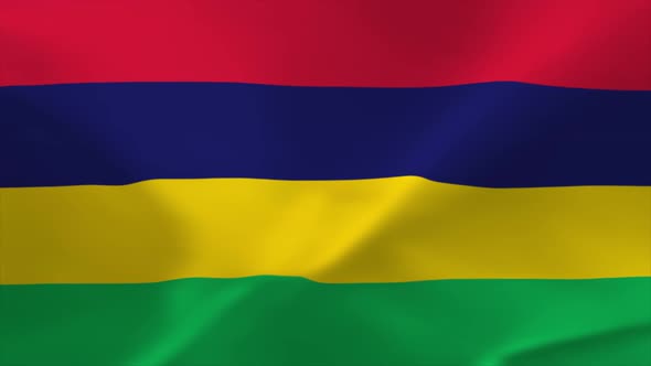 Mauritius Waving Flag Animation 4K Moving Wallpaper Background, Motion ...