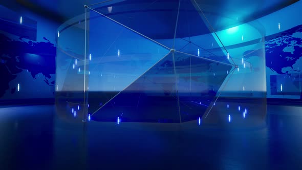 World Map Blue Background 4k, Motion Graphics | VideoHive