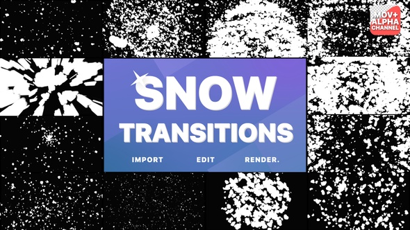 Snow Transitions Pack | Motion Graphics, Motion Graphics | VideoHive