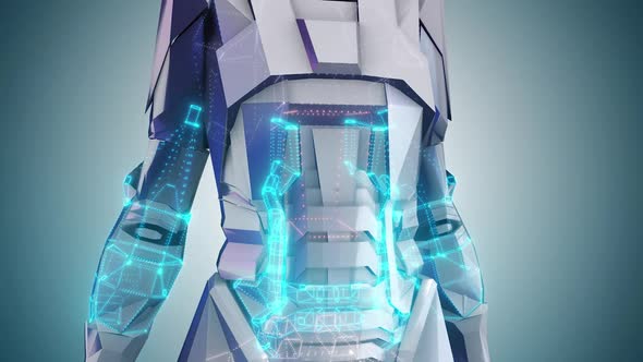 Sci Fi Humanoid Android Robot Woman Body Part Hd, Motion Graphics ...