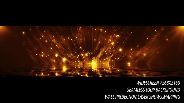 Magic Gold Particles , Motion Graphics | VideoHive