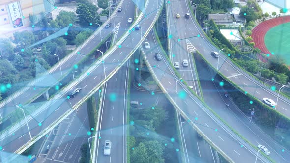Smart traffic big Data concept, Stock Footage | VideoHive