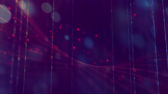 Red Particle Motion Graphics Background Animation, Motion Graphics