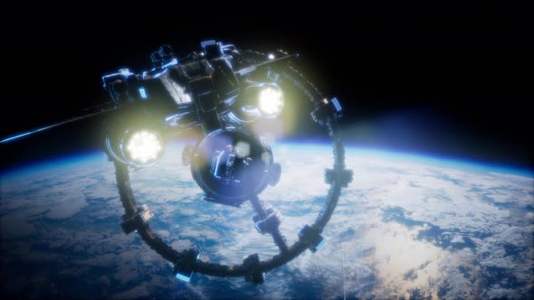 Space Shuttle Floats in Space, Motion Graphics | VideoHive