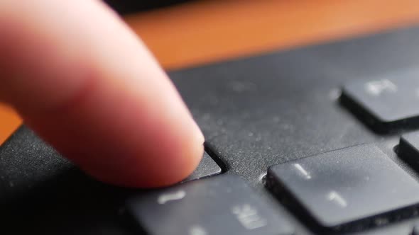 Finger pressing Esc button on computer keyboard, Stock Footage | VideoHive