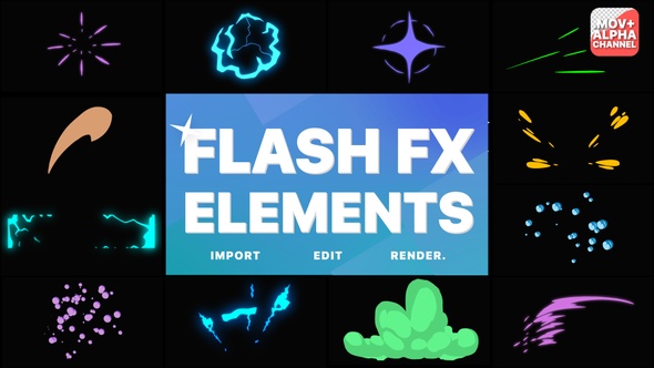 Flash FX Elements | Motion Graphics, Motion Graphics | VideoHive