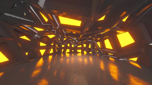 Modern architecture interior visualisation, 3D animation, Motion Graphics