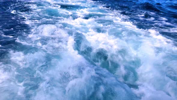 Churning waters of the Caribbean, beautiful crystal clear waters ...