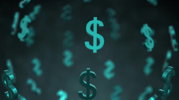 Rotating Dollar Symbol, Motion Graphics | VideoHive