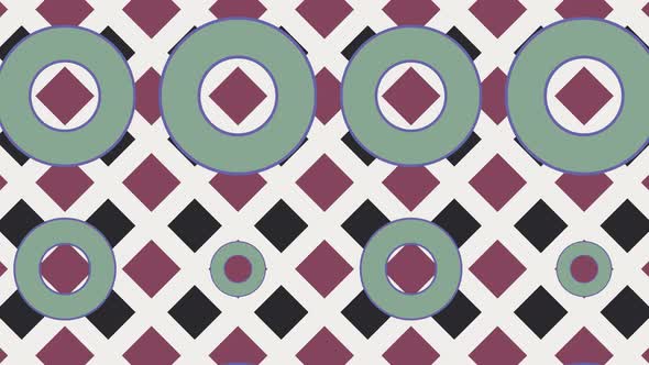 Abstract background with animated tiles and geometric elements. Motion ...