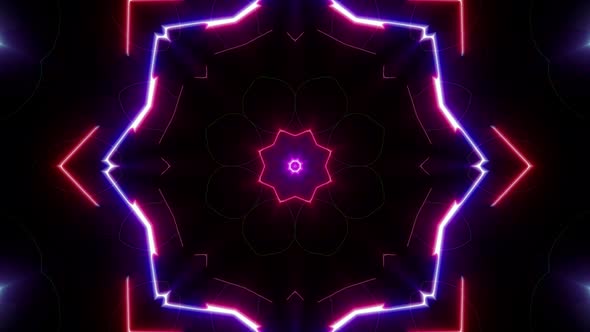 Multi Colored Light Beam Kaleidoscope Vj Background Loop 4K 05, Motion ...