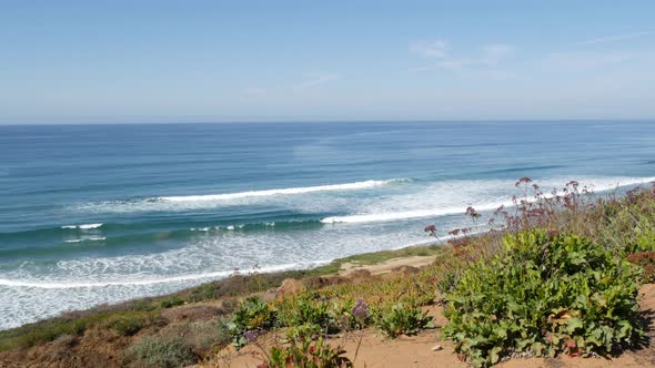 Seascape Vista Point Del Mar Torrey Pines California Coast USA, Stock ...