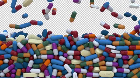 Pills Screen Overlay and Transition, Motion Graphics | VideoHive