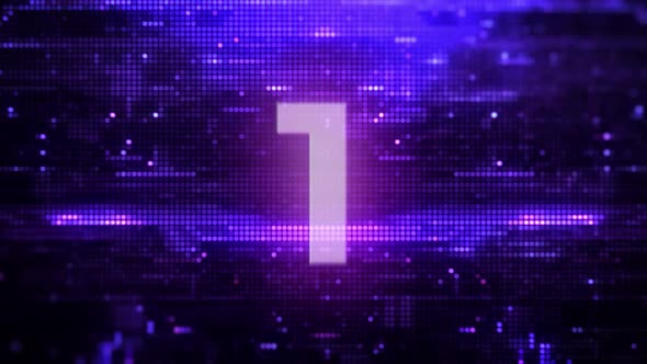 Purple Pixels Countdown, Motion Graphics | VideoHive